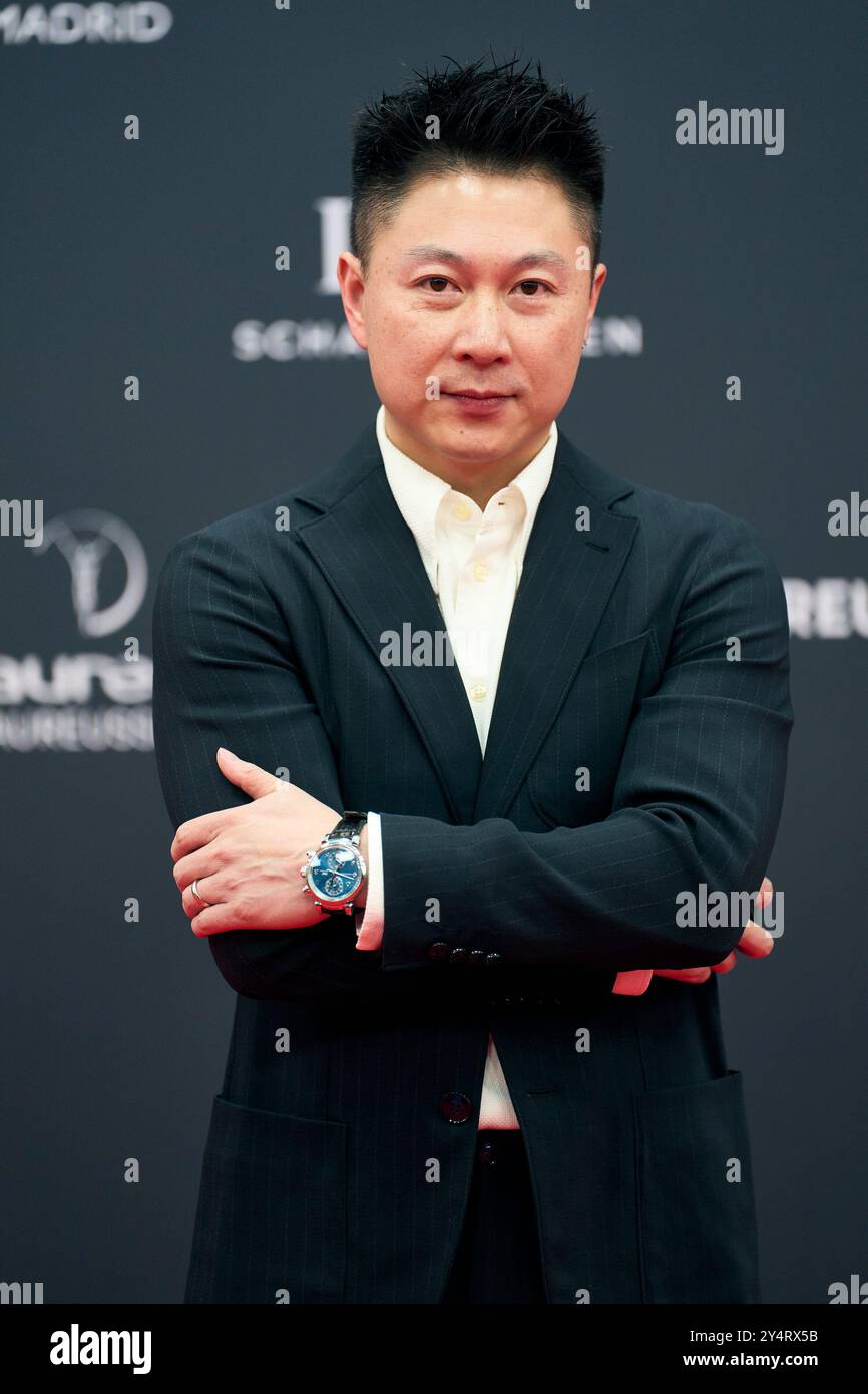 Xiaopeng Li attends Laureus World Sports Awards Madrid 2024 - Red ...