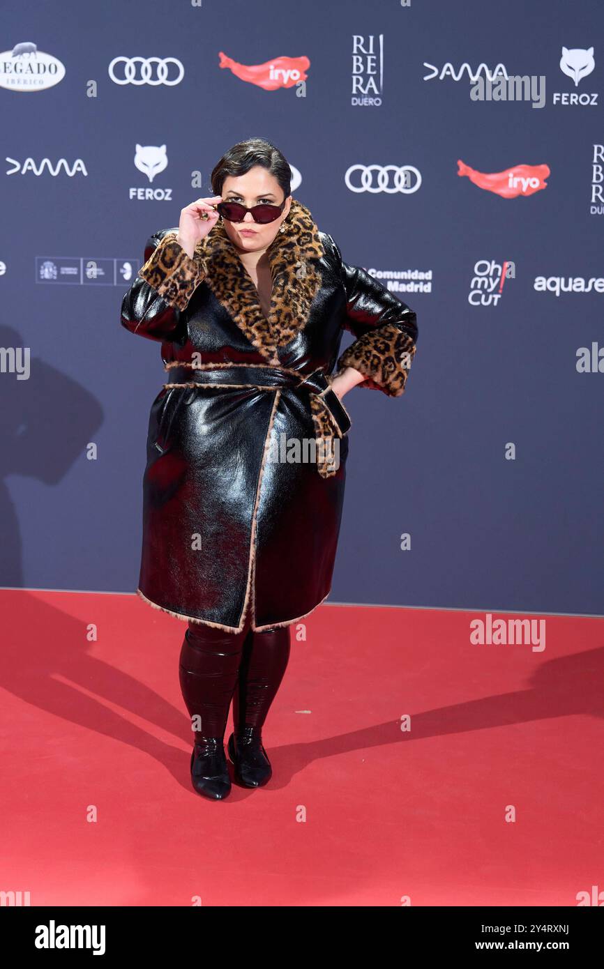 Laura Galan attends Feroz Awards 2024 - Red Carpet at Vistalegre Palace ...