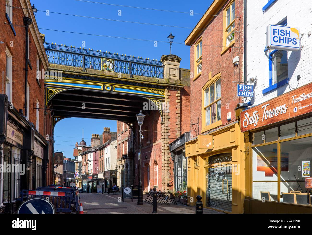 St Petersgate Bridge. A road bridge carrying St Petersgate over Little ...
