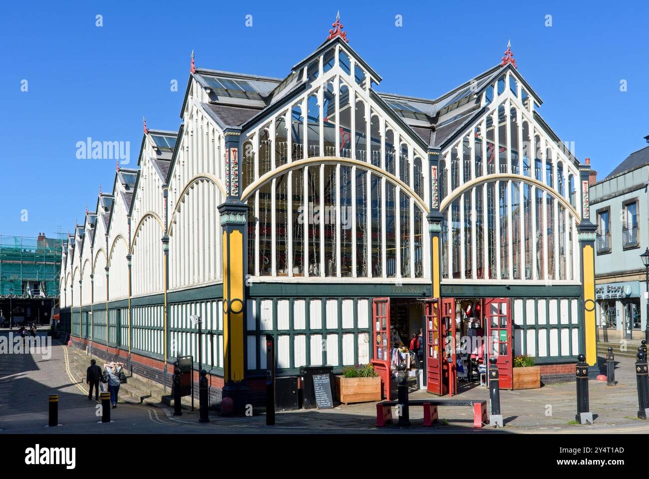 The historic Market Hall (1861). Grade II listed. Stockport, Gtr ...