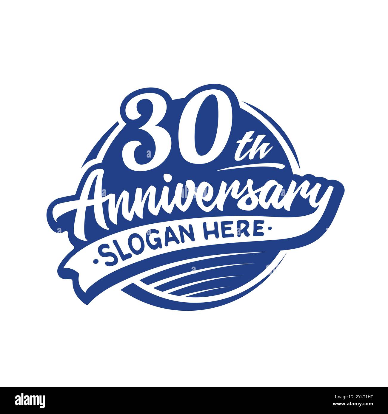 30 years anniversary design template. Vector and illustration. 30th ...