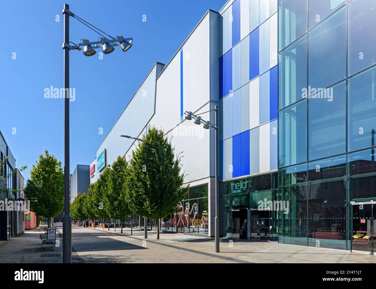 The Redrock leisure centre, from Bridgefield Street, Stockport, Gtr ...