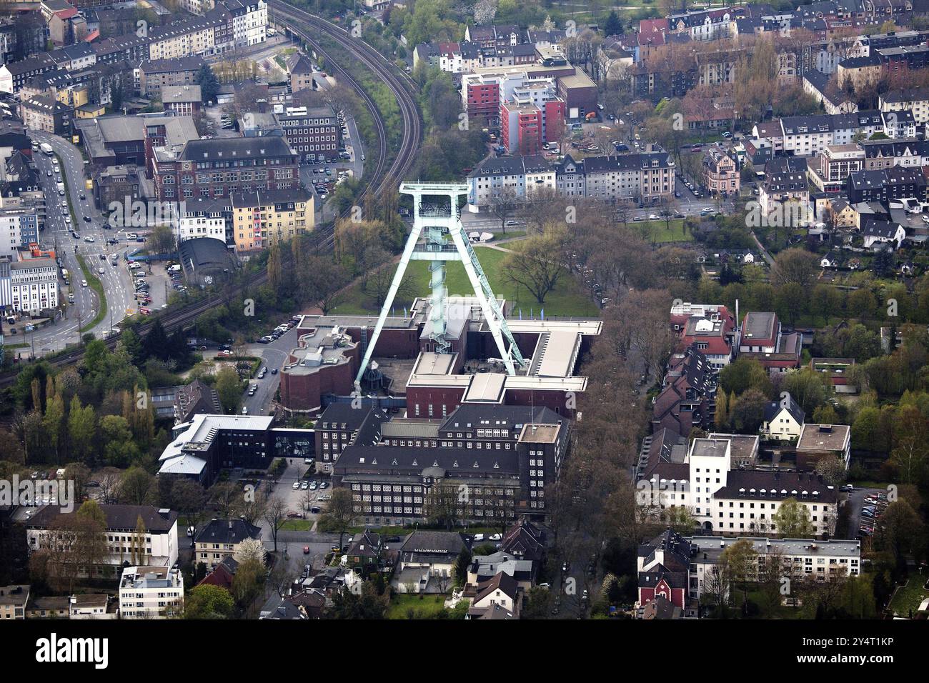 Bochum, mining museum, colliery tower, winding tower Stock Photo - Alamy