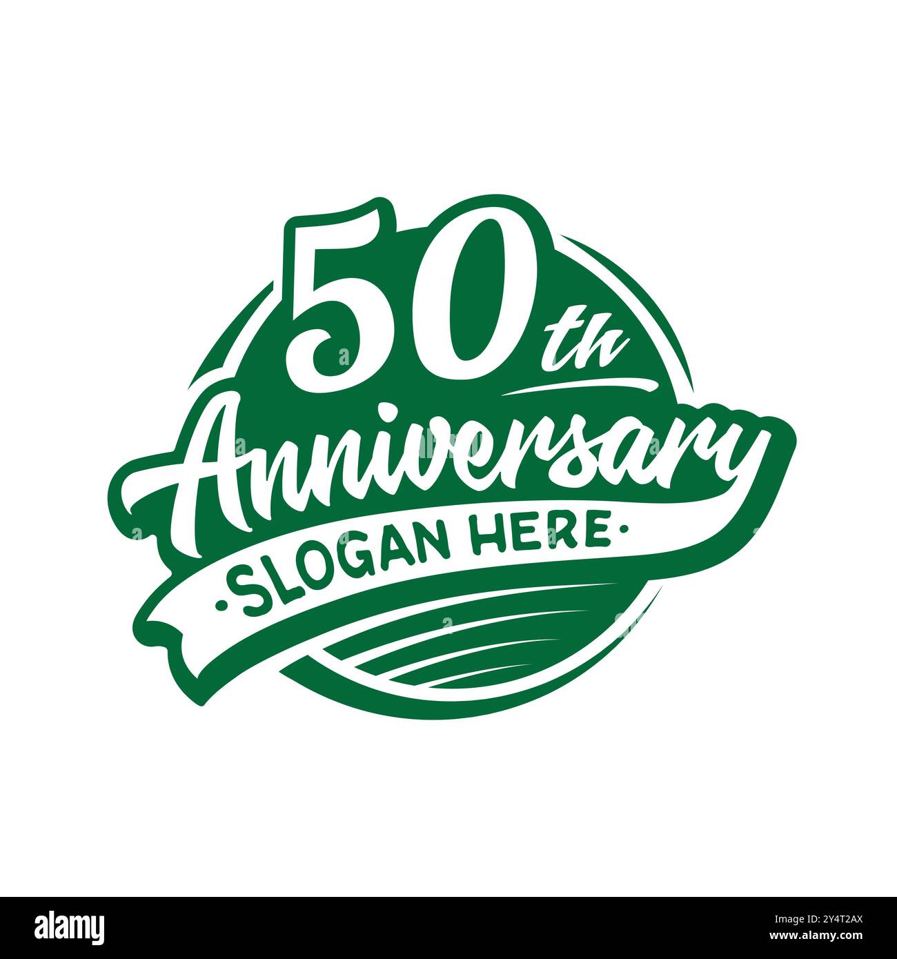 50 years anniversary design template. Vector and illustration. 50th ...
