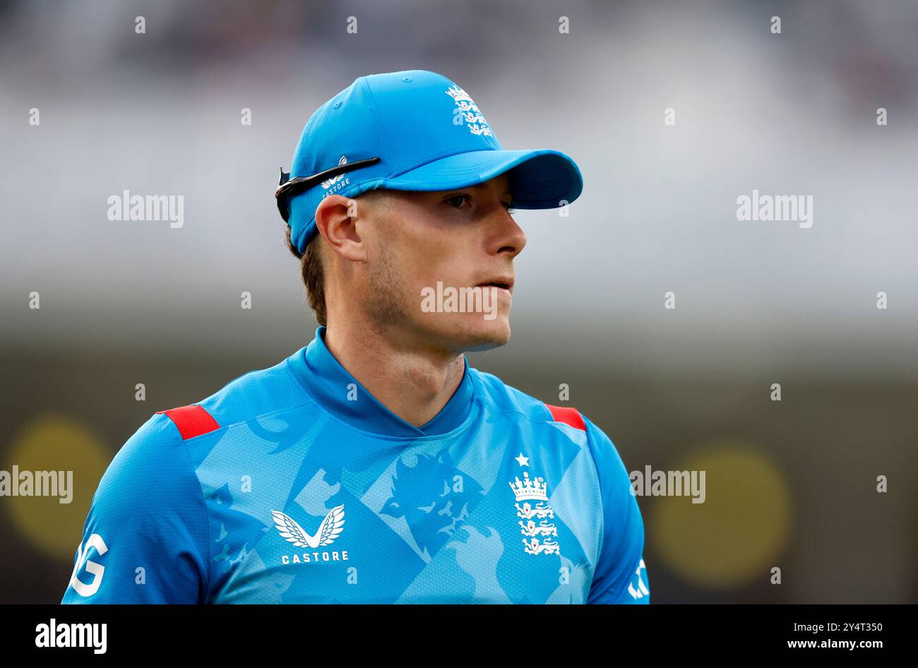 England's Matthew Potts during the first one day international match at ...