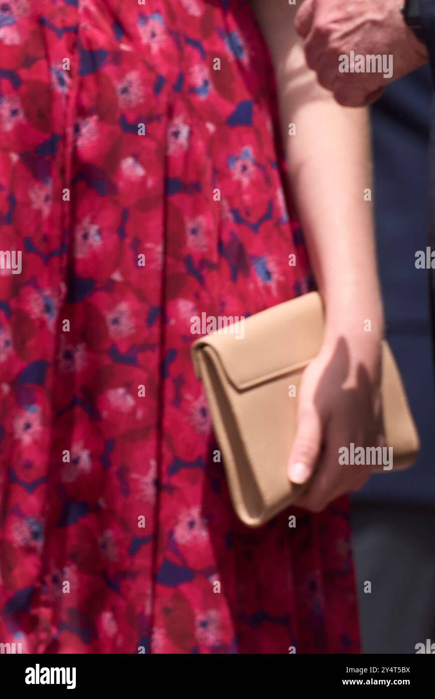 Crown Princess Leonor leave after the confirmation of Princess Sofia at ...