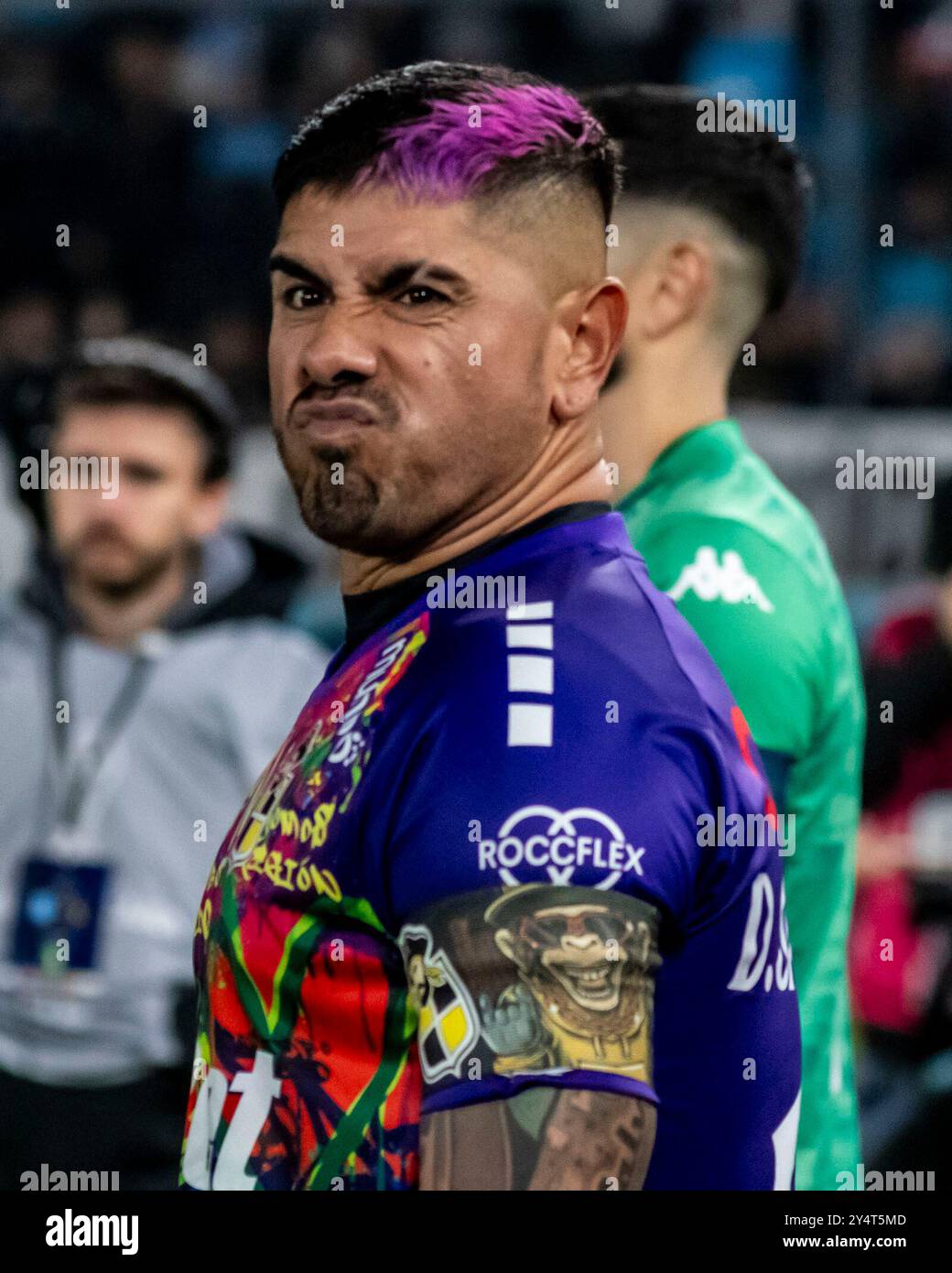 Racing Club de Avellaneda playing the Conmebol Sudamericana Cup at the ...