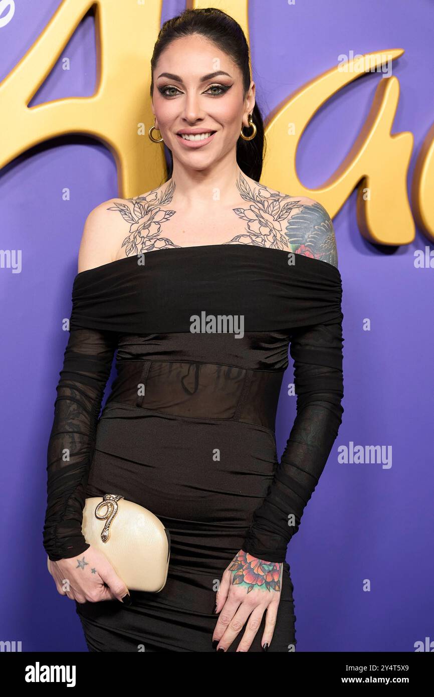 Maria Serrano Soto (Fresisuisss) attends 'Aladdin' Musical Premiere at ...