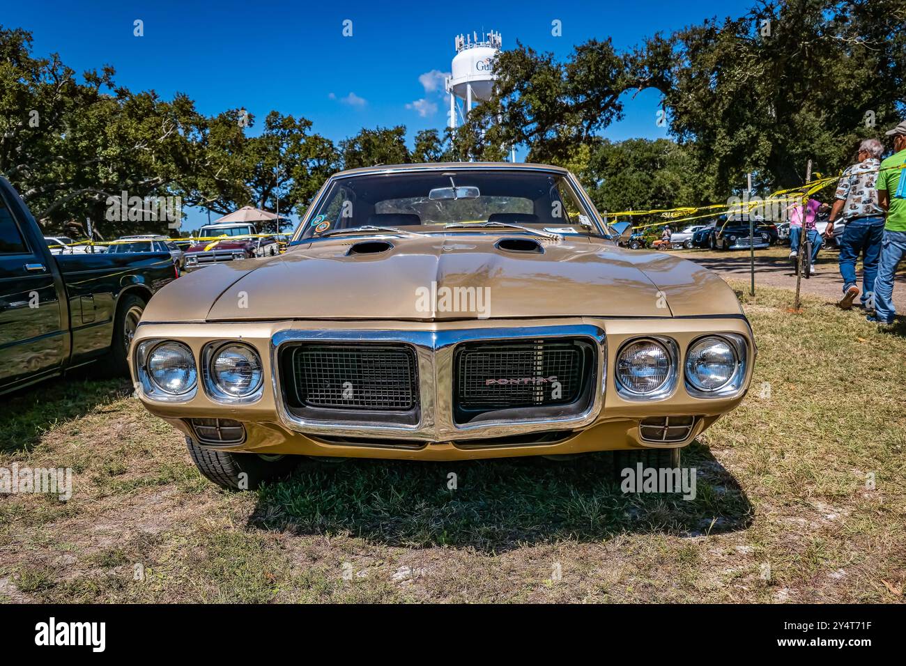 Gulfport, MS - October 02, 2023: High perspective front view of a 1969 ...