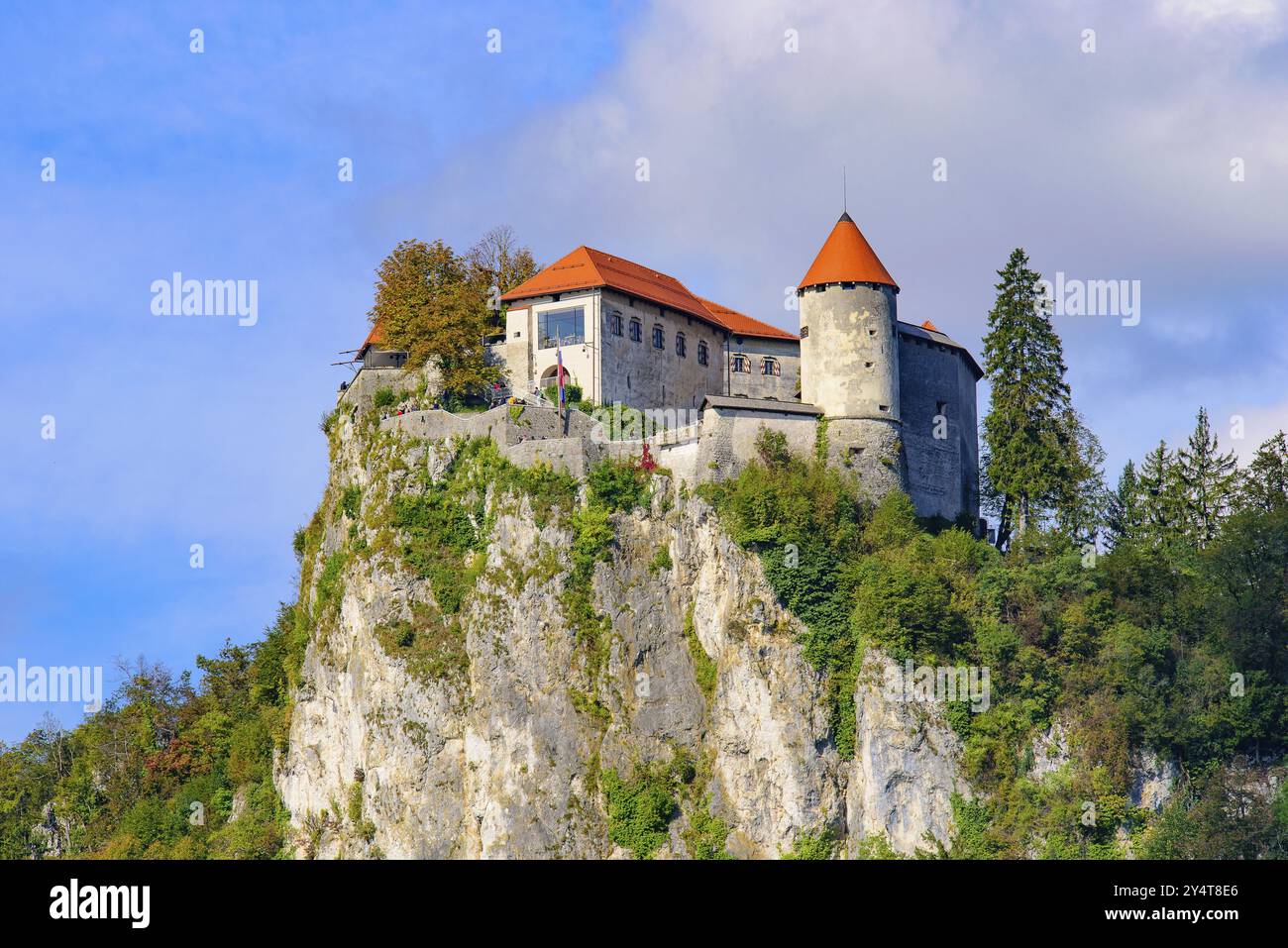 Bled Castle, a medieval castle at Lake Bled in Slovenia Stock Photo - Alamy
