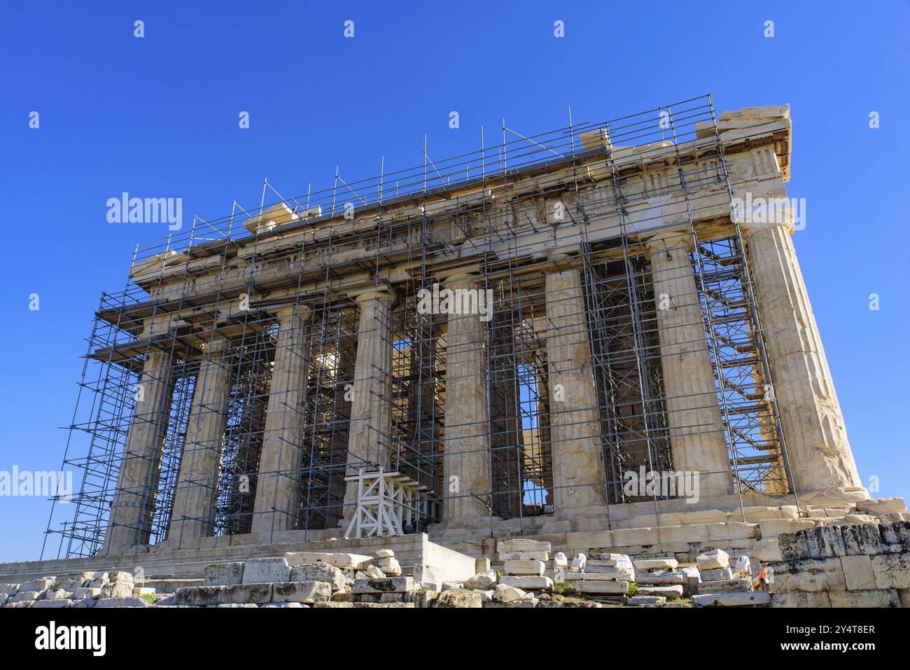 Parthenon, the famous ancient temple on the Acropolis of Athens, Greece, Europe Stock Photo - Alamy