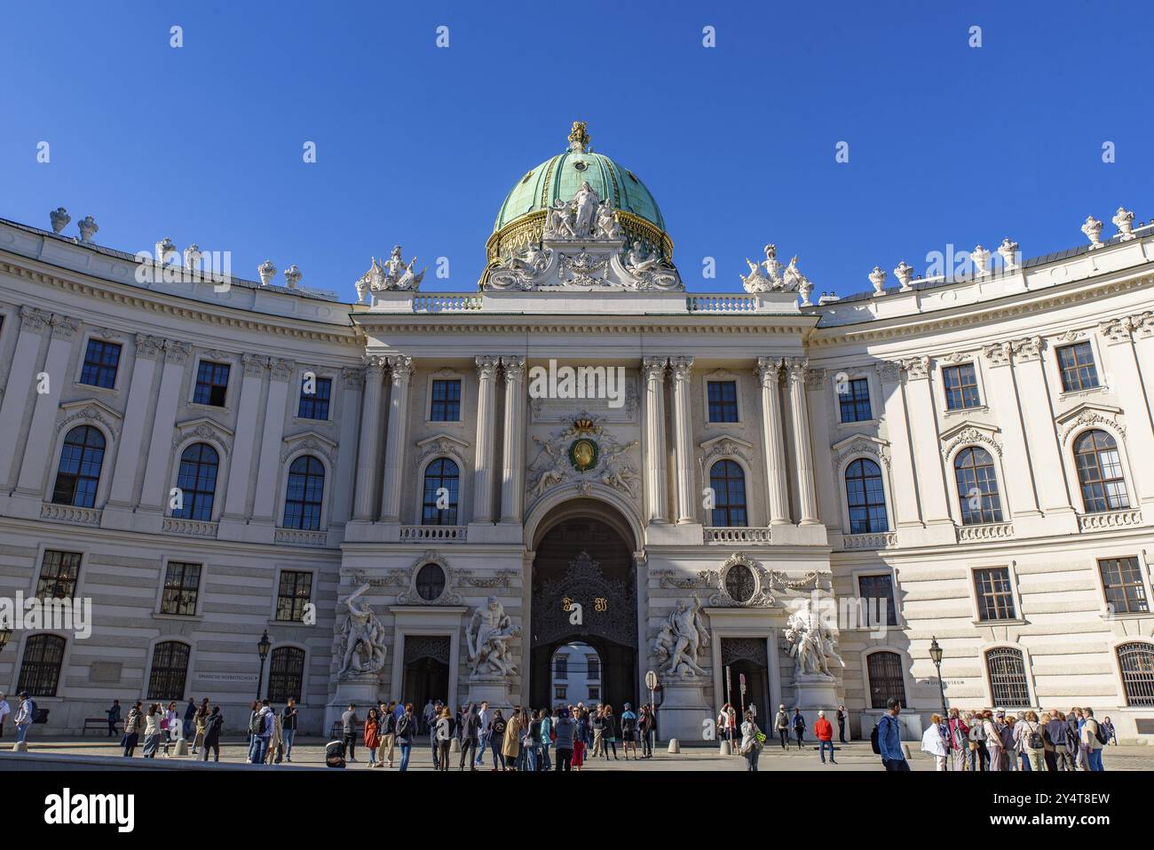 Hofburg, the imperial palace of Habsburg dynasty in Vienna, Austria ...