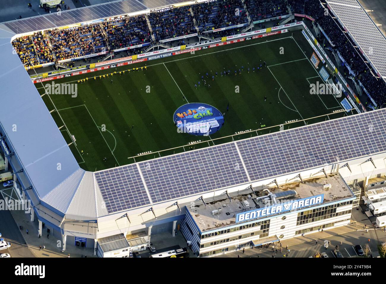 Benterler Arena of the SC Paderborn. Bundesliga 2. Stadium Stock Photo ...