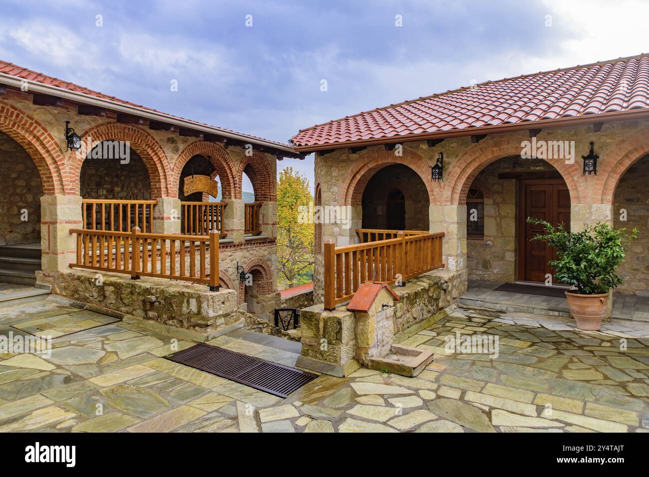 Eastern Orthodox monastery in Meteora, Greece, Europe Stock Photo - Alamy