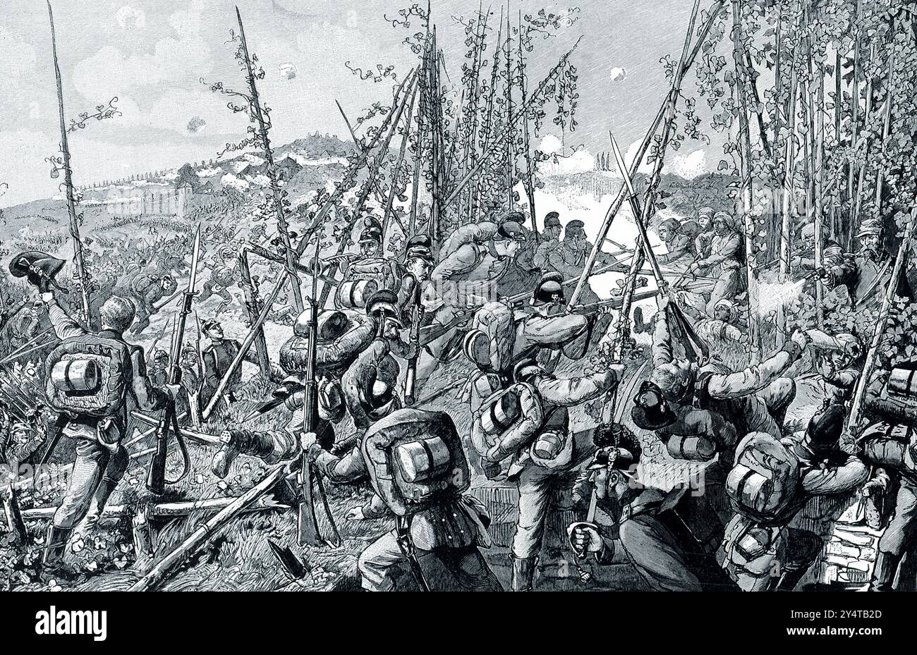 WEISSENBURG—THE FIRST BATTLE OF THE FRANCO-GERMAN WAR.—The early 1900s ...