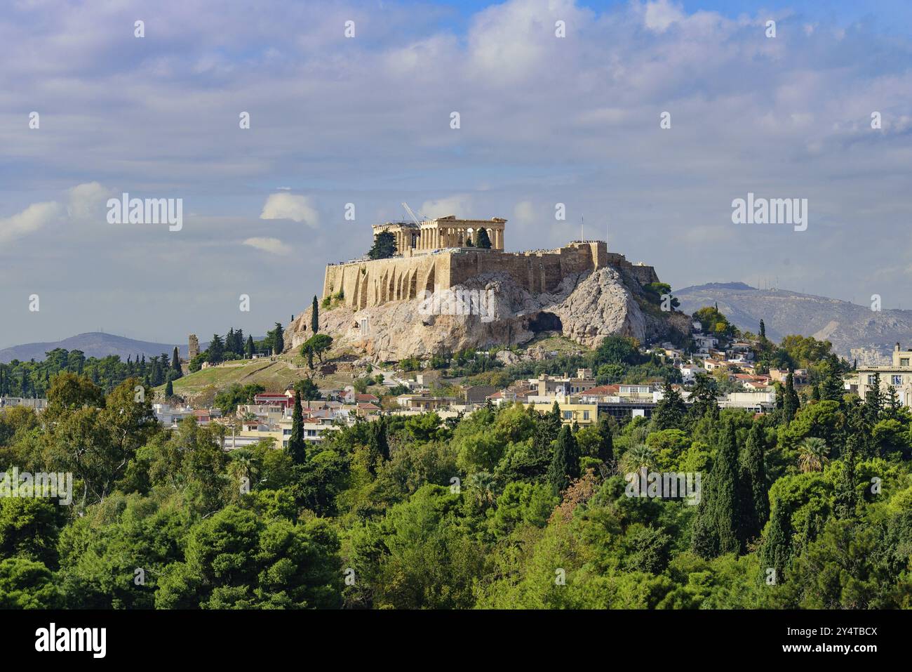 Acropolis of Athens, an ancient citadel in Athens, Greece, Europe Stock ...