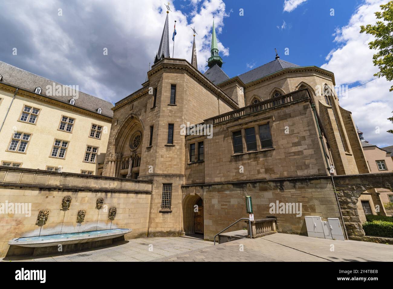 A roman catholic cathedral of luxembourg city hi-res stock photography and images - Alamy