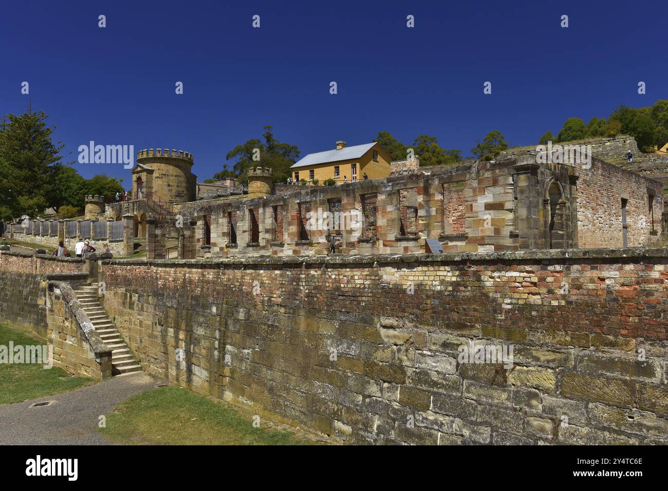 Port Arthur Historic Site, a former convict settlement in Tasmania ...
