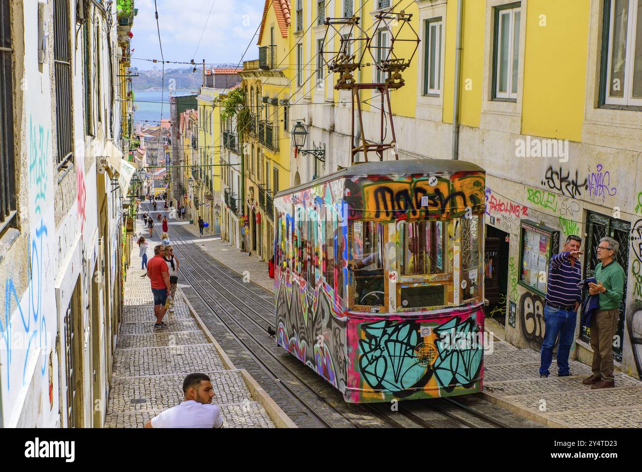 Running trams in city hi-res stock photography and images - Alamy