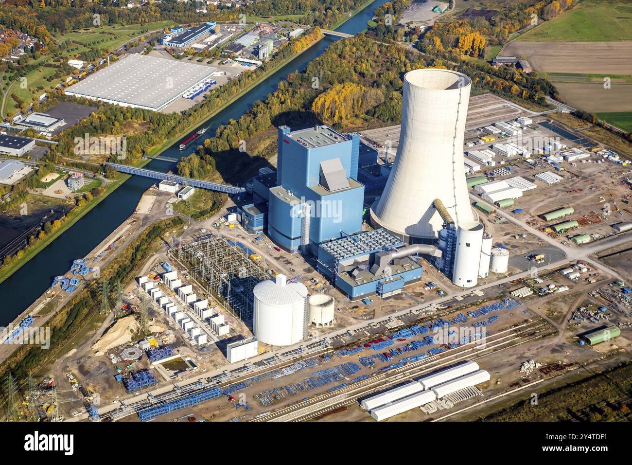 EON power station in Datteln. The power plant is still under ...