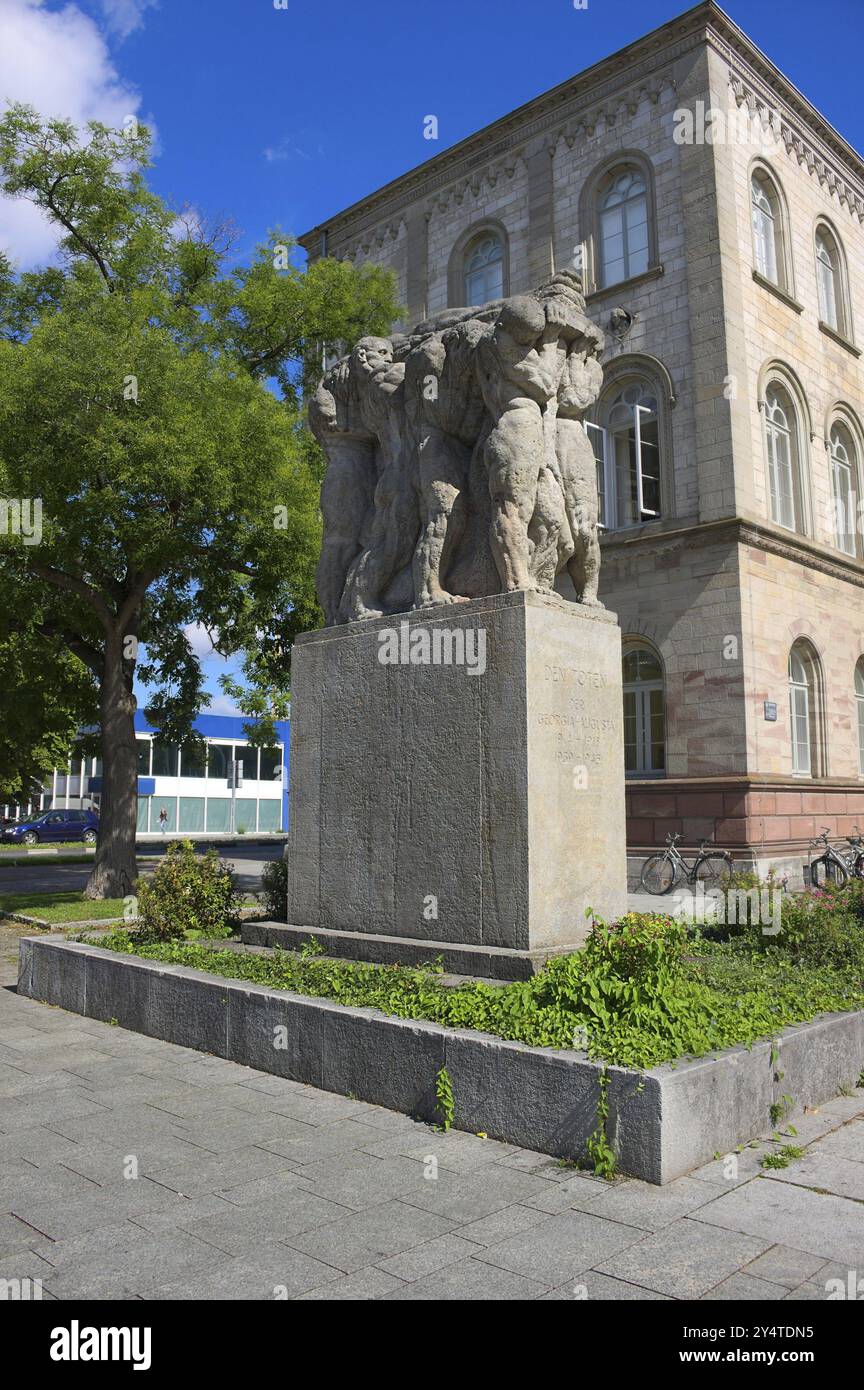 A monument, which reminds of the deaths in the World War I- Goettingen ...