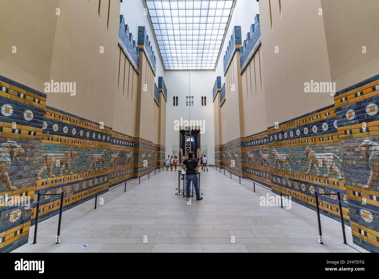 The Processional Way in the Pergamon Museum in Berlin, Germany, Europe ...