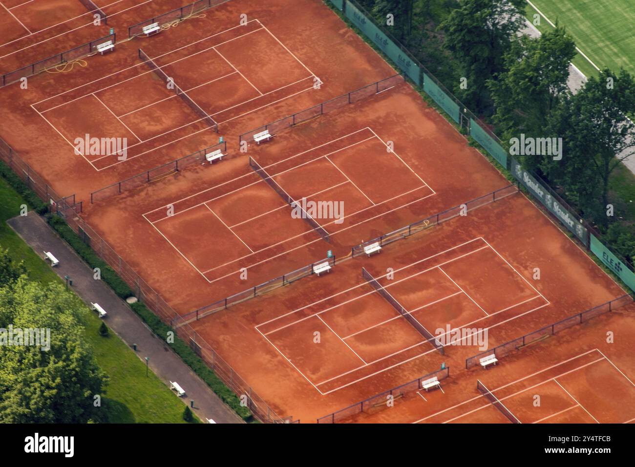 Aerial top down view tennis hi-res stock photography and images - Alamy