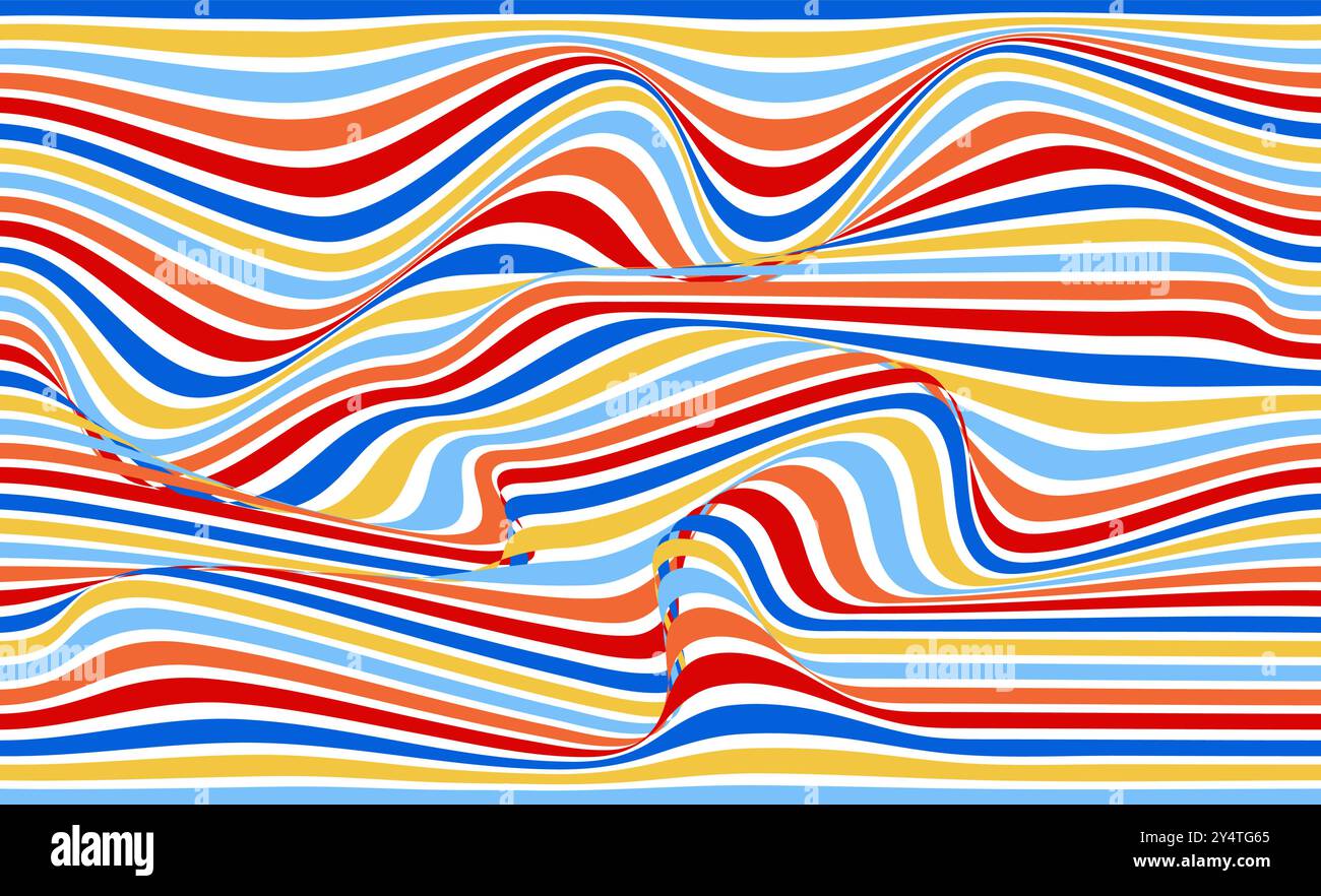 Playful blend of lines Stock Vector Images - Alamy