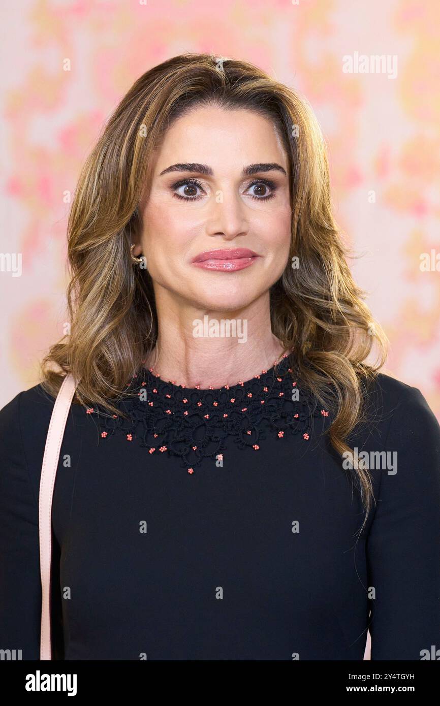 Queen Rania of Jordan visits host a lunch with Jordan Royals at Royal ...