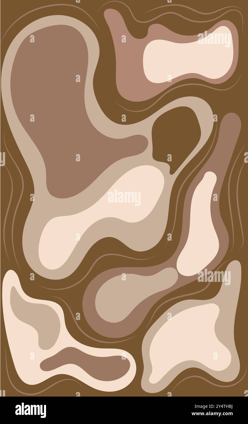 Wavy geometric shapes Stock Vector Images - Alamy