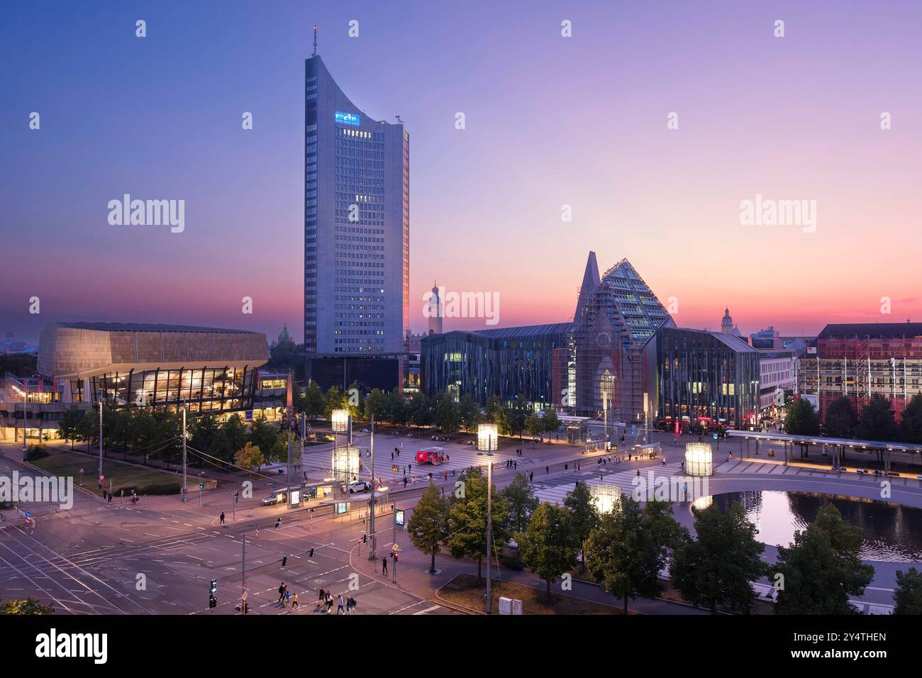 Panorama augustusplatz from leipzig hi-res stock photography and images ...
