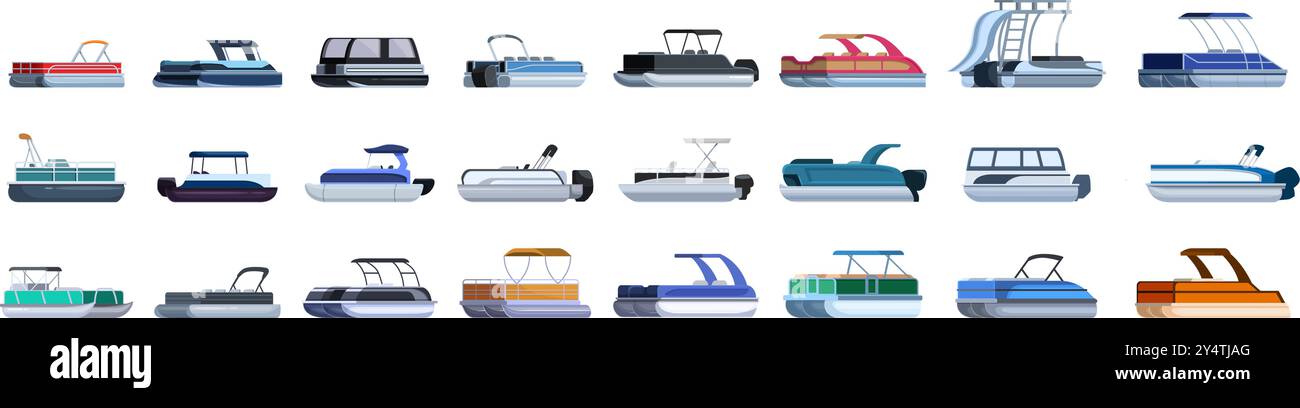 Catamaran on water side view Stock Vector Images - Alamy