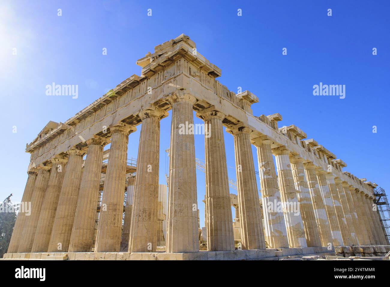Parthenon, the famous ancient temple on the Acropolis of Athens, Greece, Europe Stock Photo - Alamy