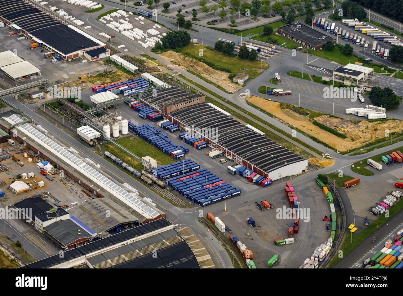 Aerial view marl chemical hi-res stock photography and images - Alamy