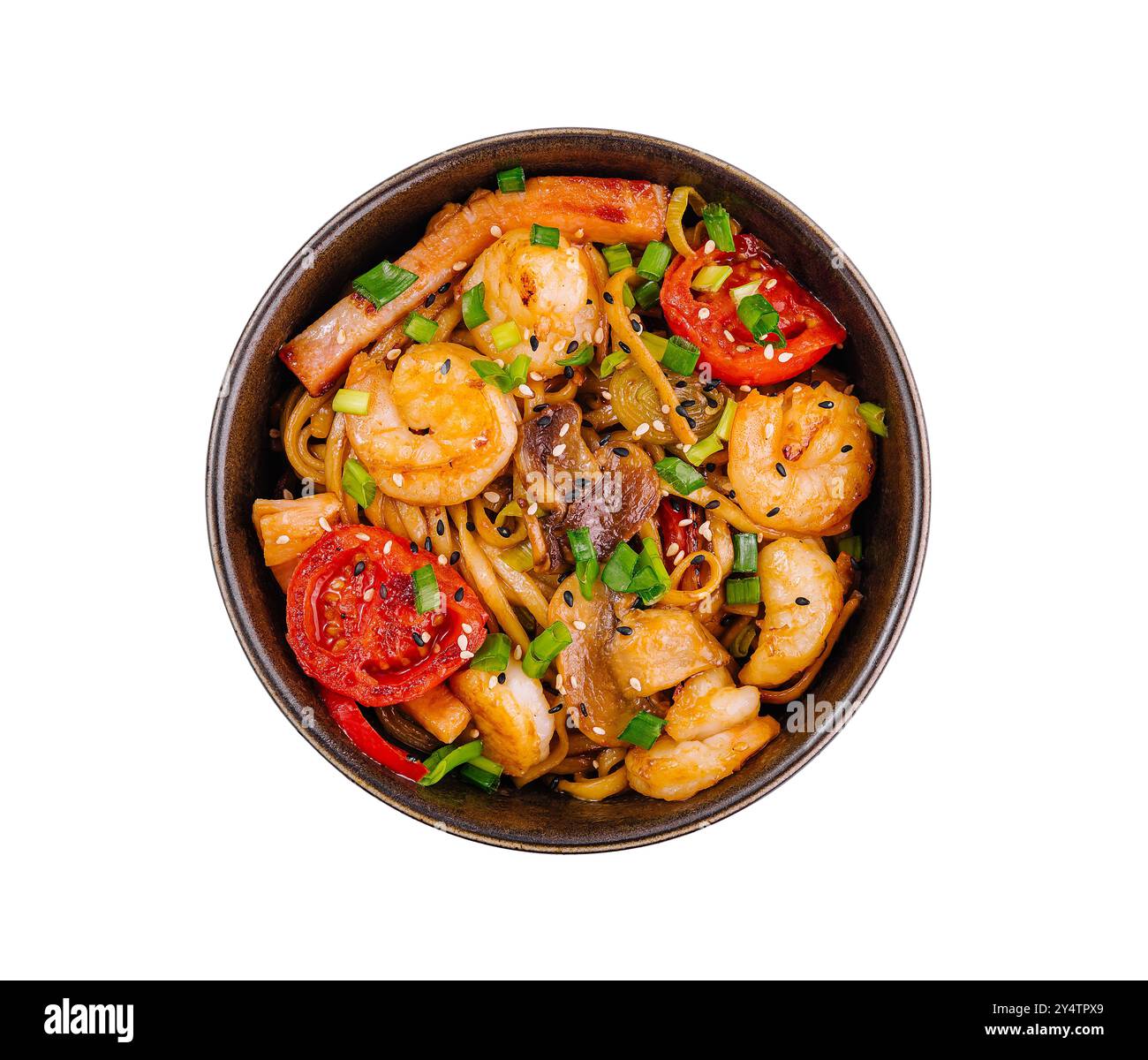 Asian stir fry udon Cut Out Stock Images & Pictures - Alamy