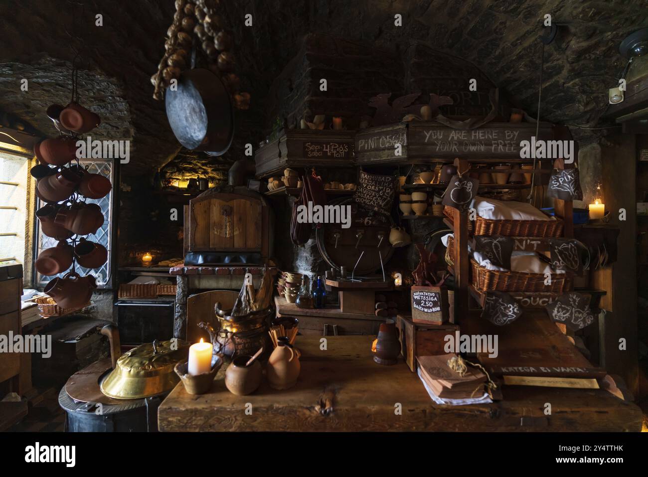 III Draakon (The Third Dragon), a medieval tavern in Tallinn, Estonia ...