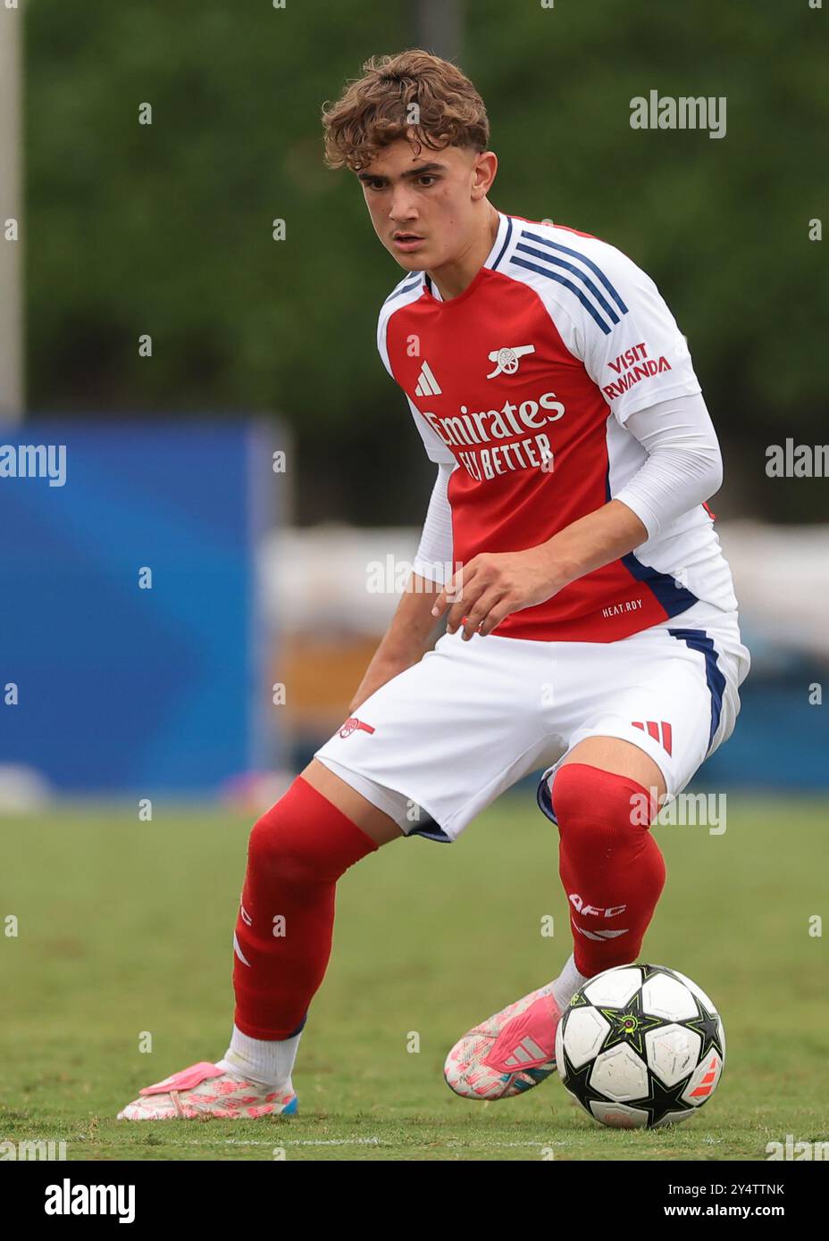 Caravaggio, Italy. 19th Sep, 2024. Max Dowman of Arsenal FC during the ...