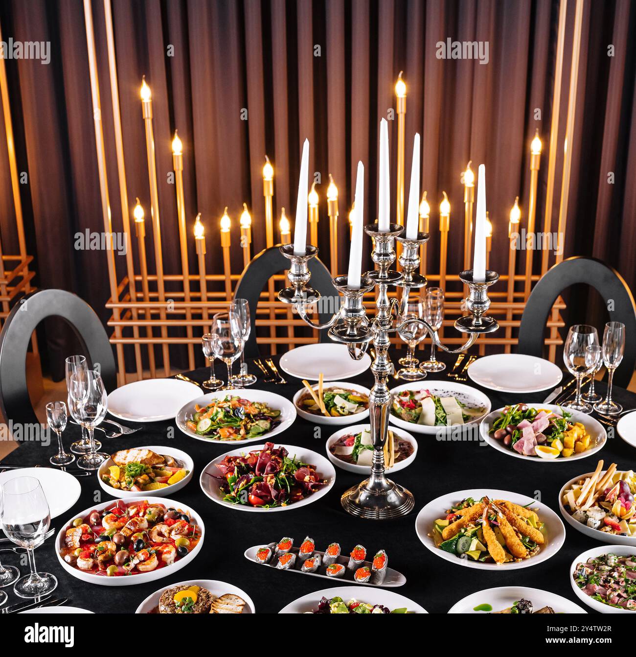 Stylish table setup featuring hi-res stock photography and images - Alamy