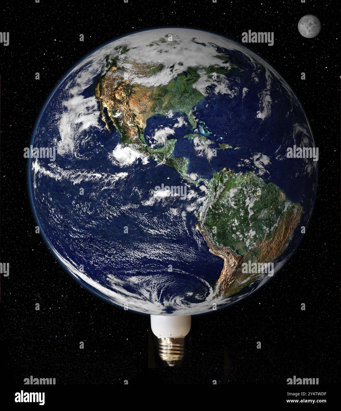 Energy saving concept using a composite of my own photo and a public ...