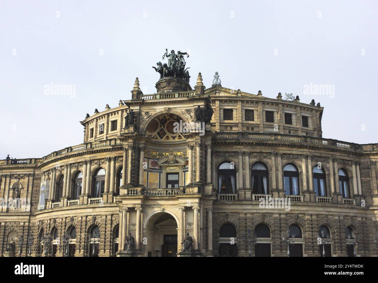 The Semperoper in Dresden is the opera house of the Saxon State Opera ...
