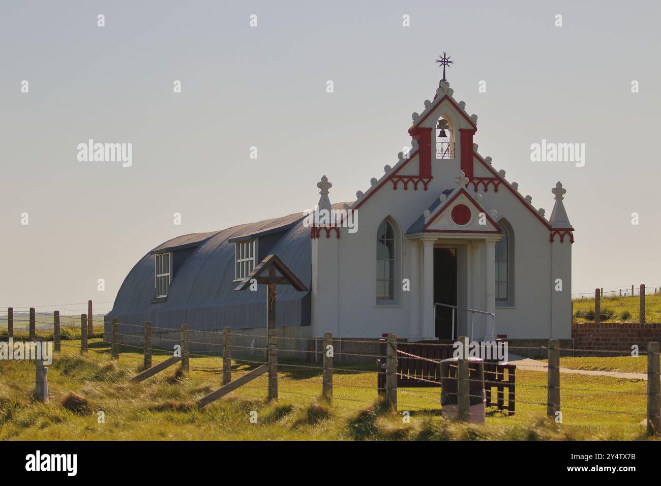 The Italian Chapel consists of two Nissen huts transformed into a ...