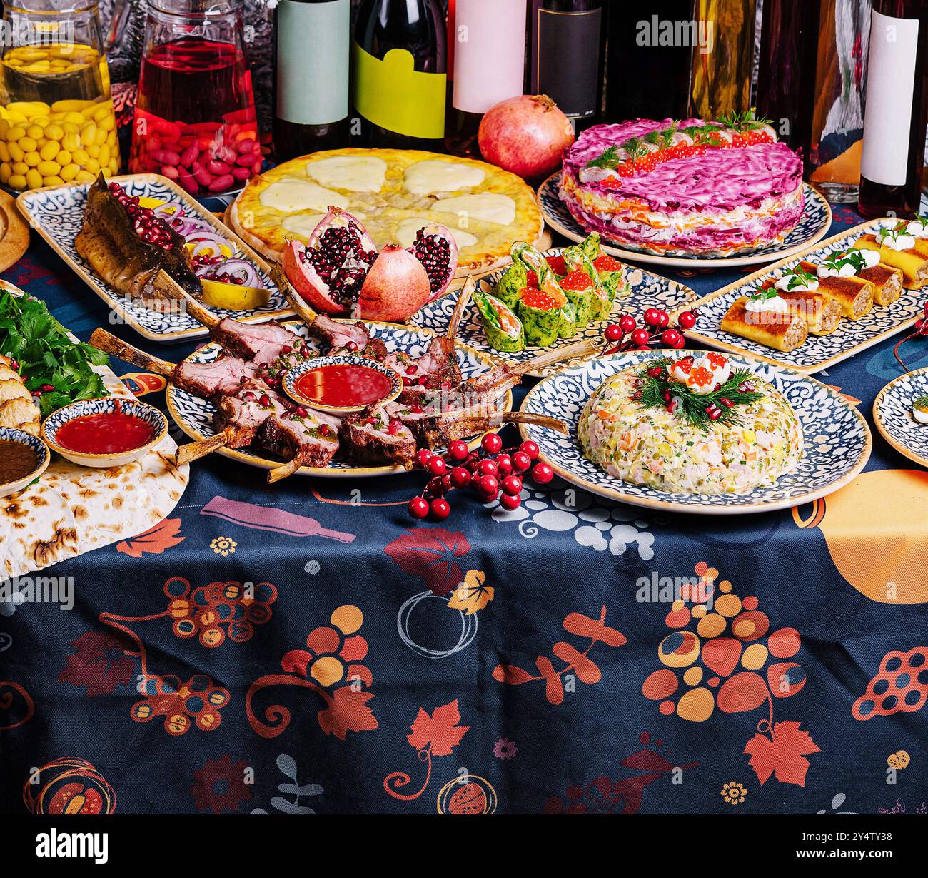 Lavish dishes hi-res stock photography and images - Alamy