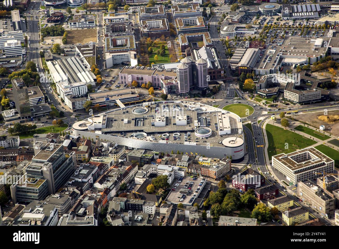 Essen city centre, Limbeckerplatz, shopping centre, shopping Stock ...