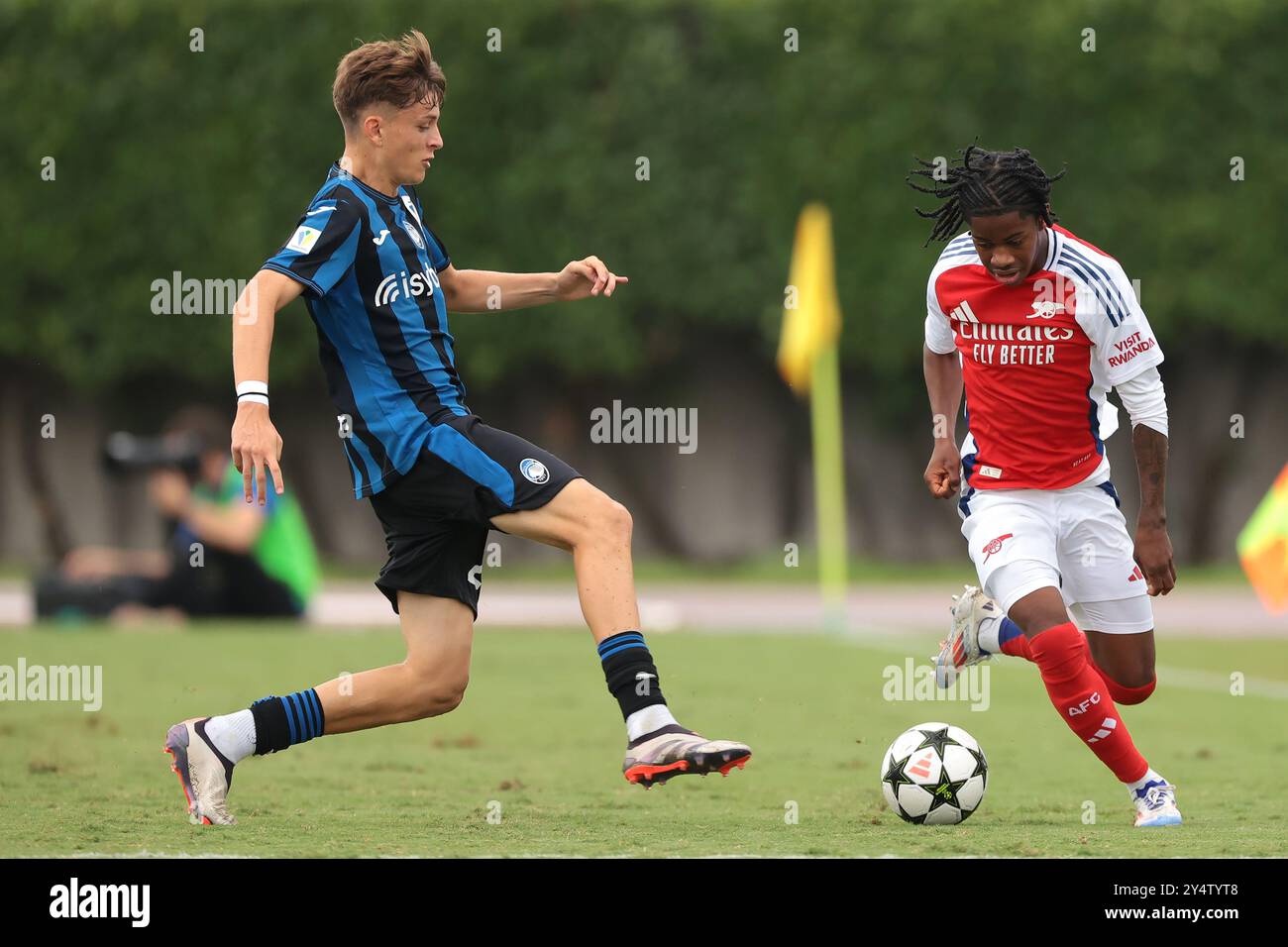 Caravaggio, Italy, 19th September 2024. Joshua Nichols of Arsenal FC ...