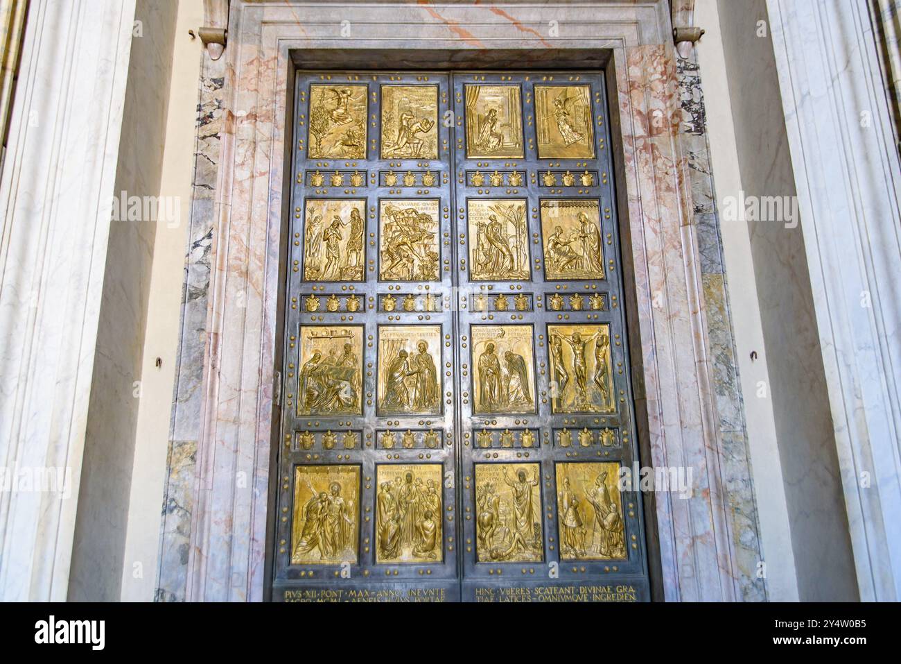 The Holy Door of St. Peter's Basilica in Vatican City Stock Photo - Alamy