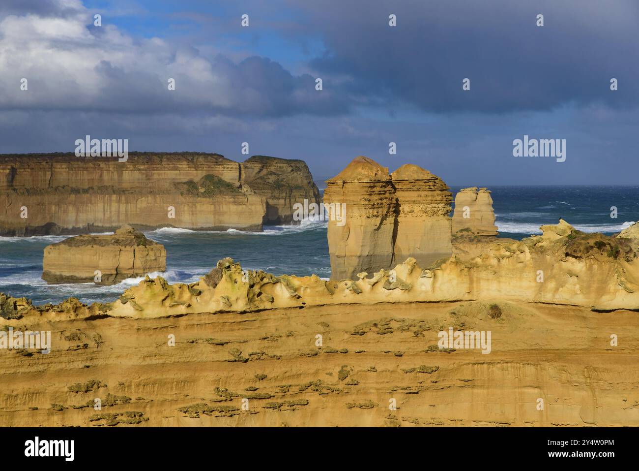 Rock formations on Great Ocean Road, Victoria, Australia, Oceania Stock ...
