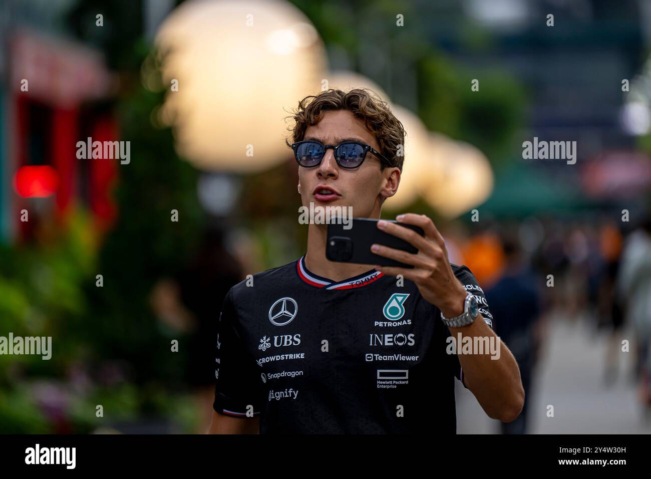 Marina Bay, Singapore, 19th Sep 2024, George Russell, from the United ...
