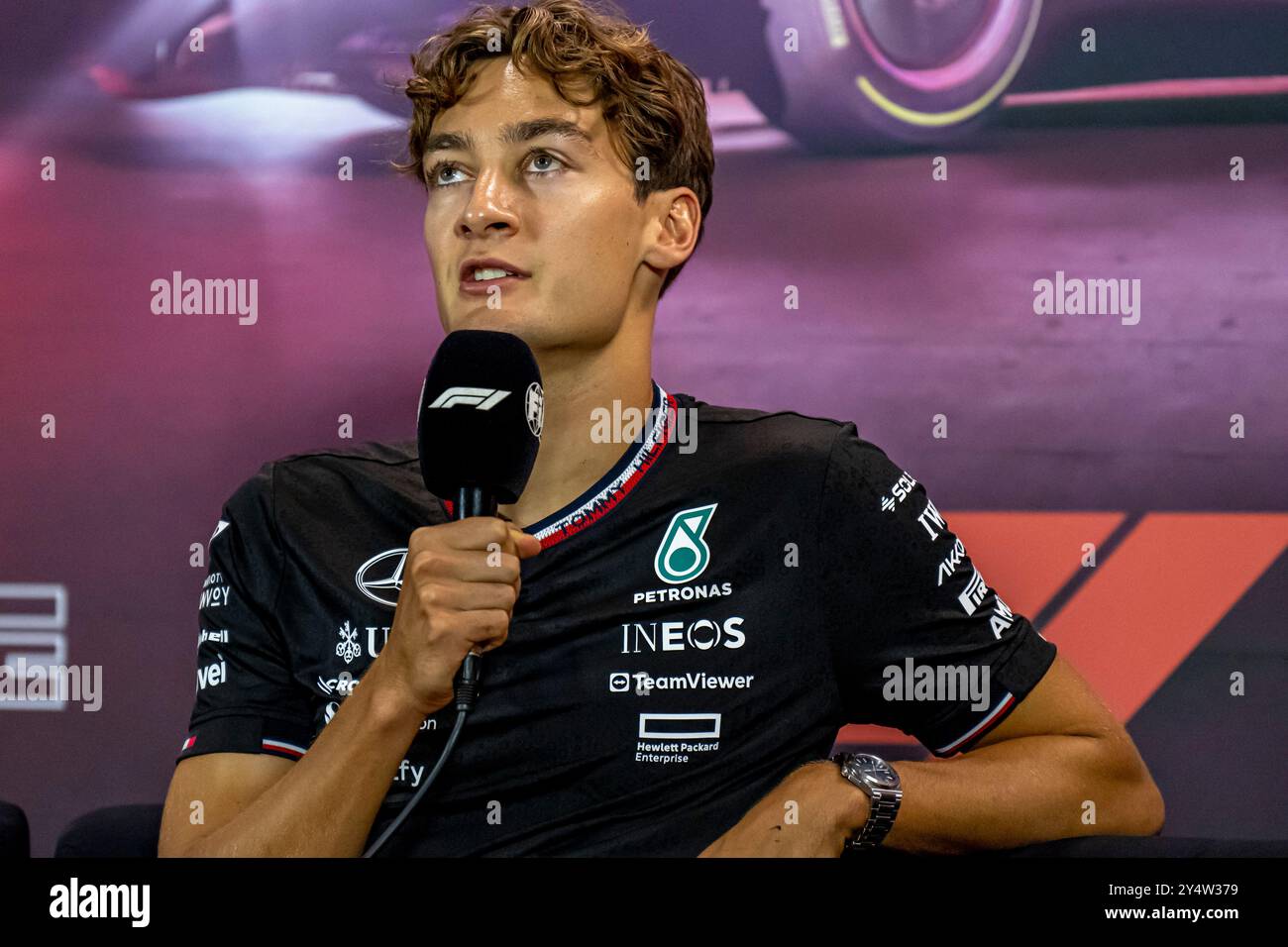 Marina Bay, Singapore, 19th Sep 2024, George Russell, from the United ...