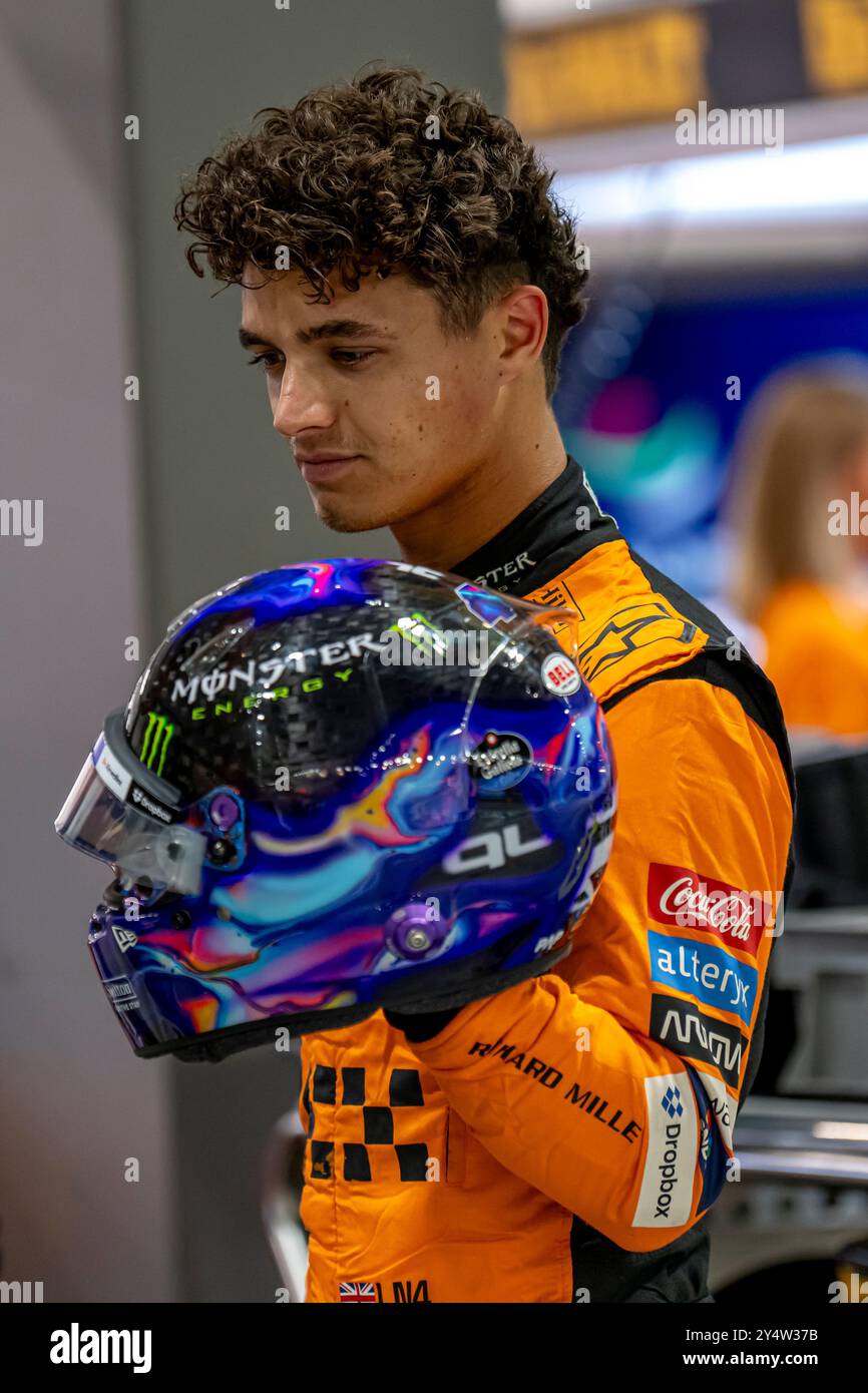 Marina Bay, Singapore, 19th Sep 2024, Lando Norris, from the United ...