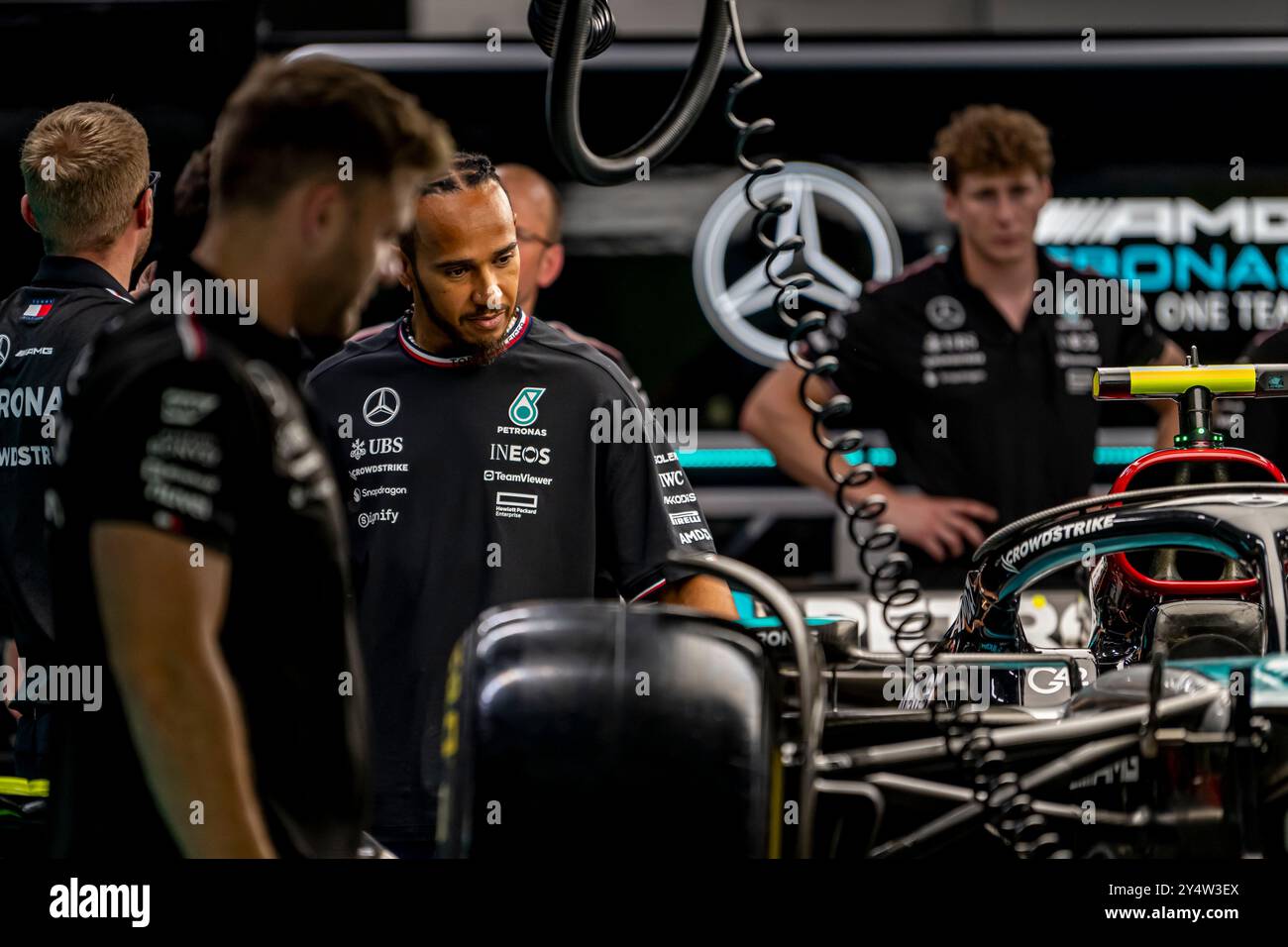 Marina Bay, Singapore, 19th Sep 2024, Lewis Hamilton, from the United ...